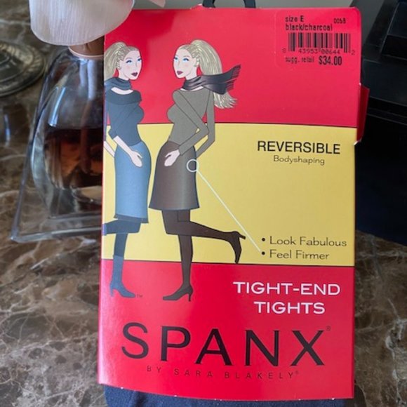 SPANX | Accessories | Spanx Tightend Tights Reversiblebodyshaping Sz E ...